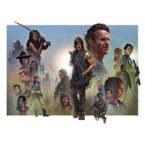 TWD Season 6 Cast Print - The Walking Dead | Jason Palmer Studios, Inc